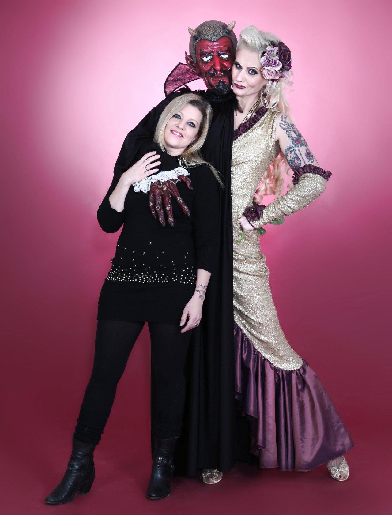 Burlesque-Tänzerin-Kostüm-Design - Rose Rainbow Burlesque